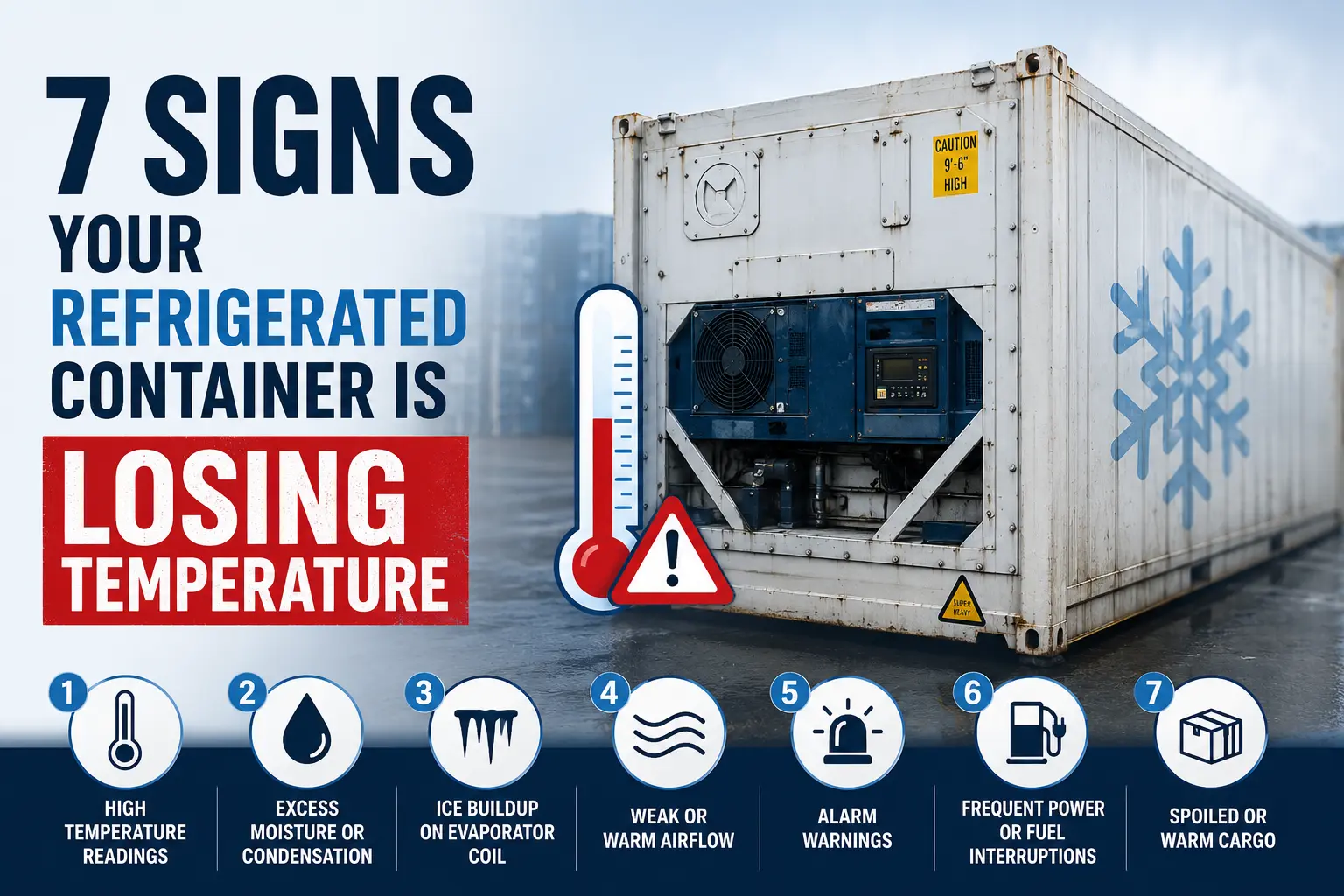 7 Signs Your Refrigerated Container Is Losing Temperature
